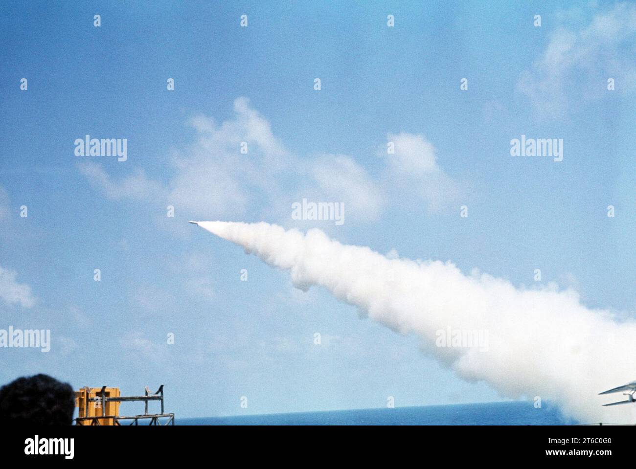 USS America launching a standard missile Stock Photo - Alamy