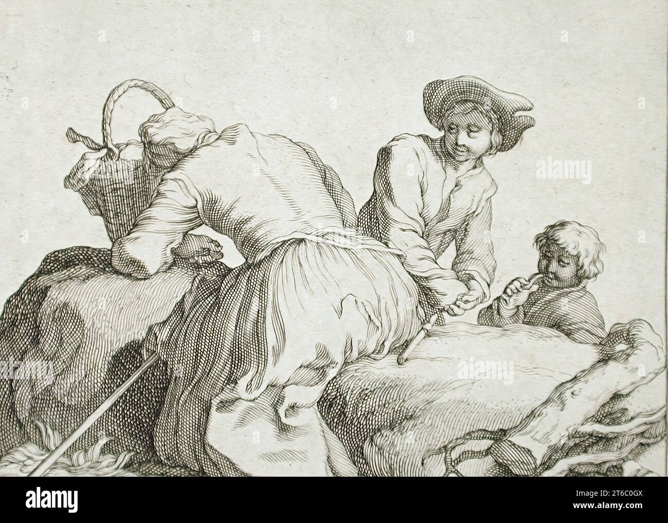 Peasant Family, 17th century Stock Photo - Alamy