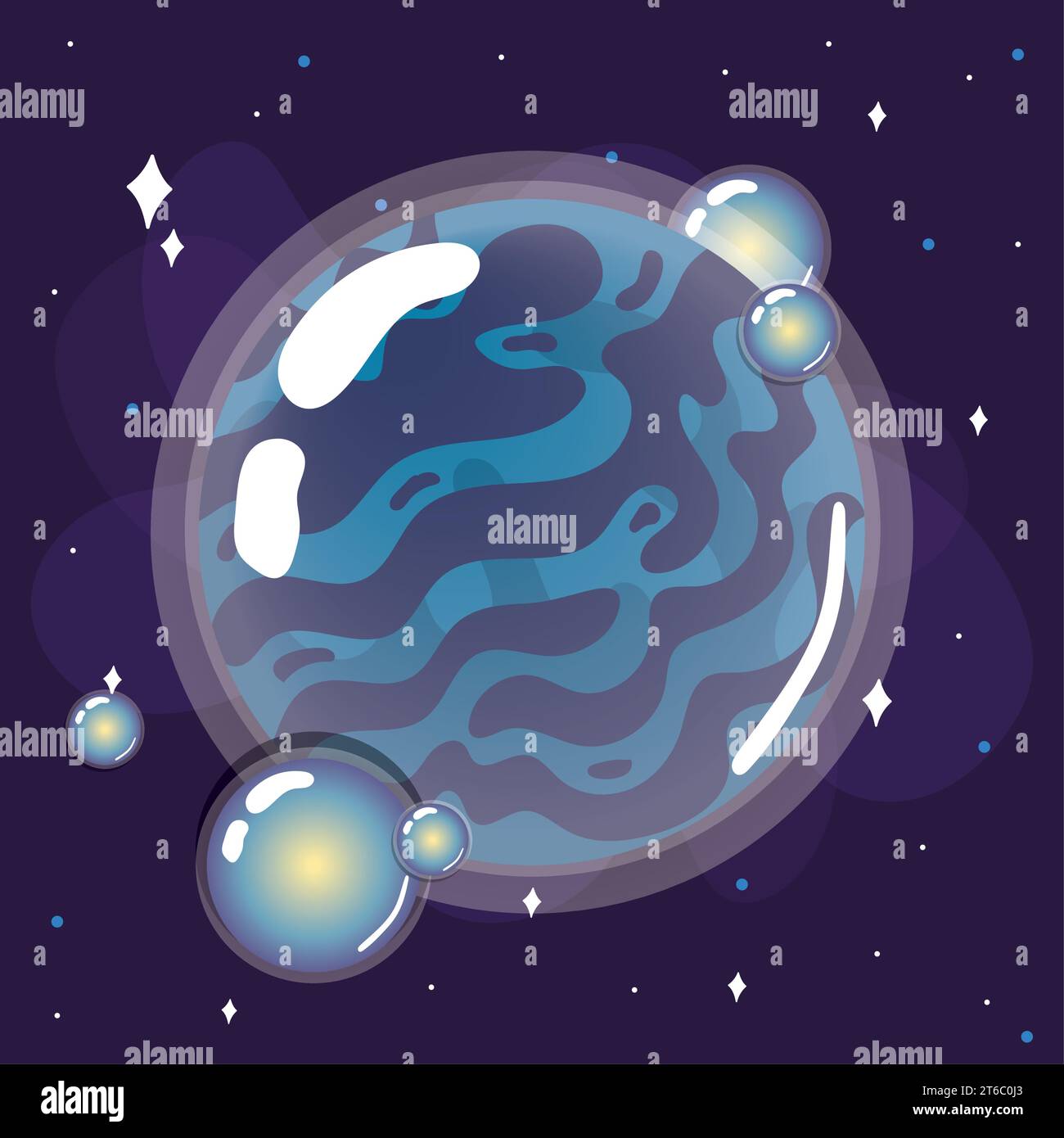 Isolated abstract plantet Cosmic star Vector Stock Vector Image & Art ...