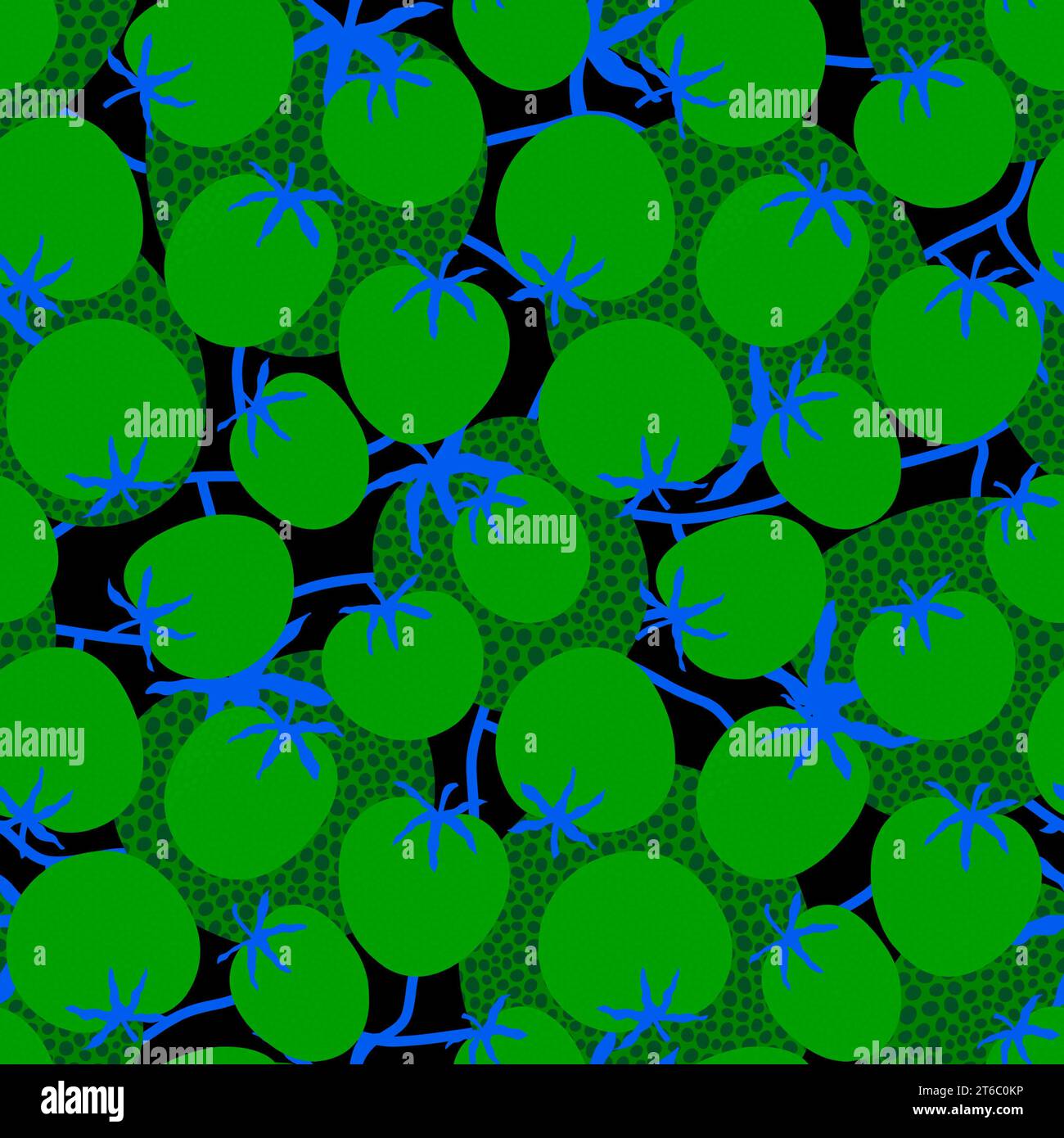 Summer vegetable seamless tomato pattern for wrapping paper and fabrics ...