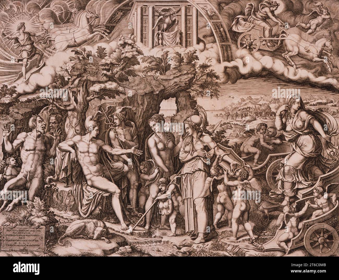 The Judgment of Paris, 1555 Stock Photo - Alamy