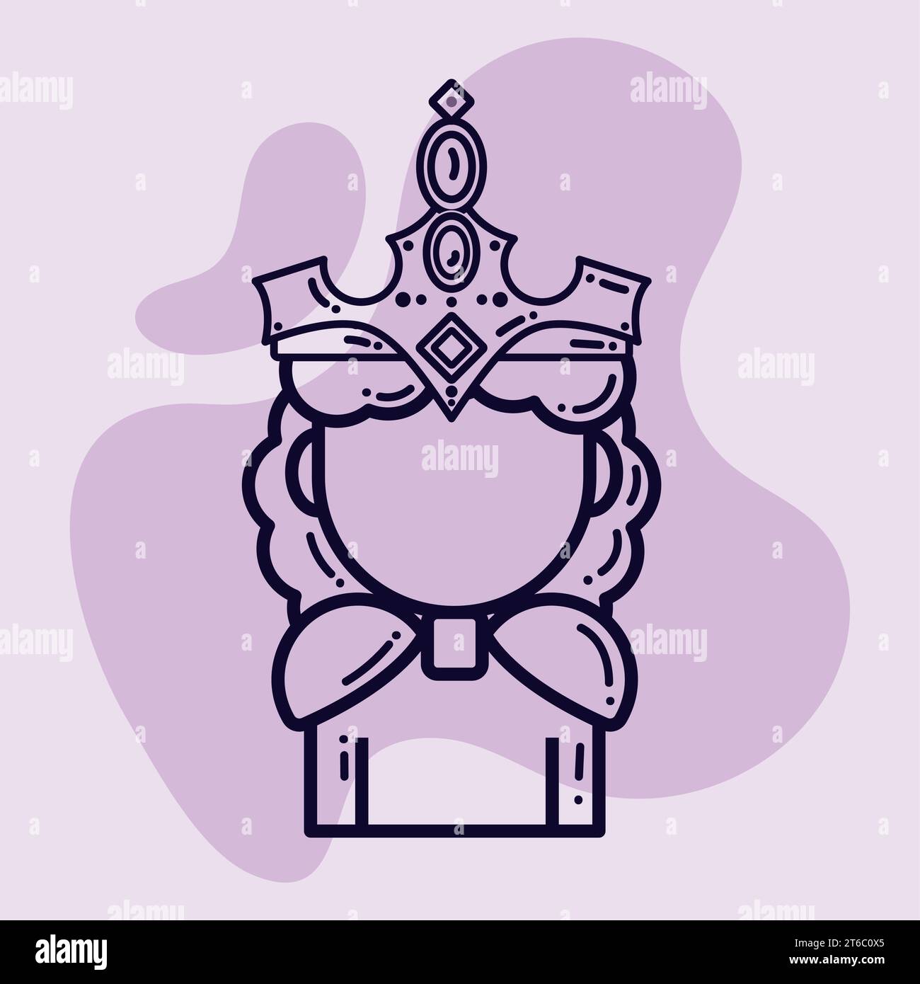 Isolated queen icon Royalty icon Vector Stock Vector Image & Art - Alamy