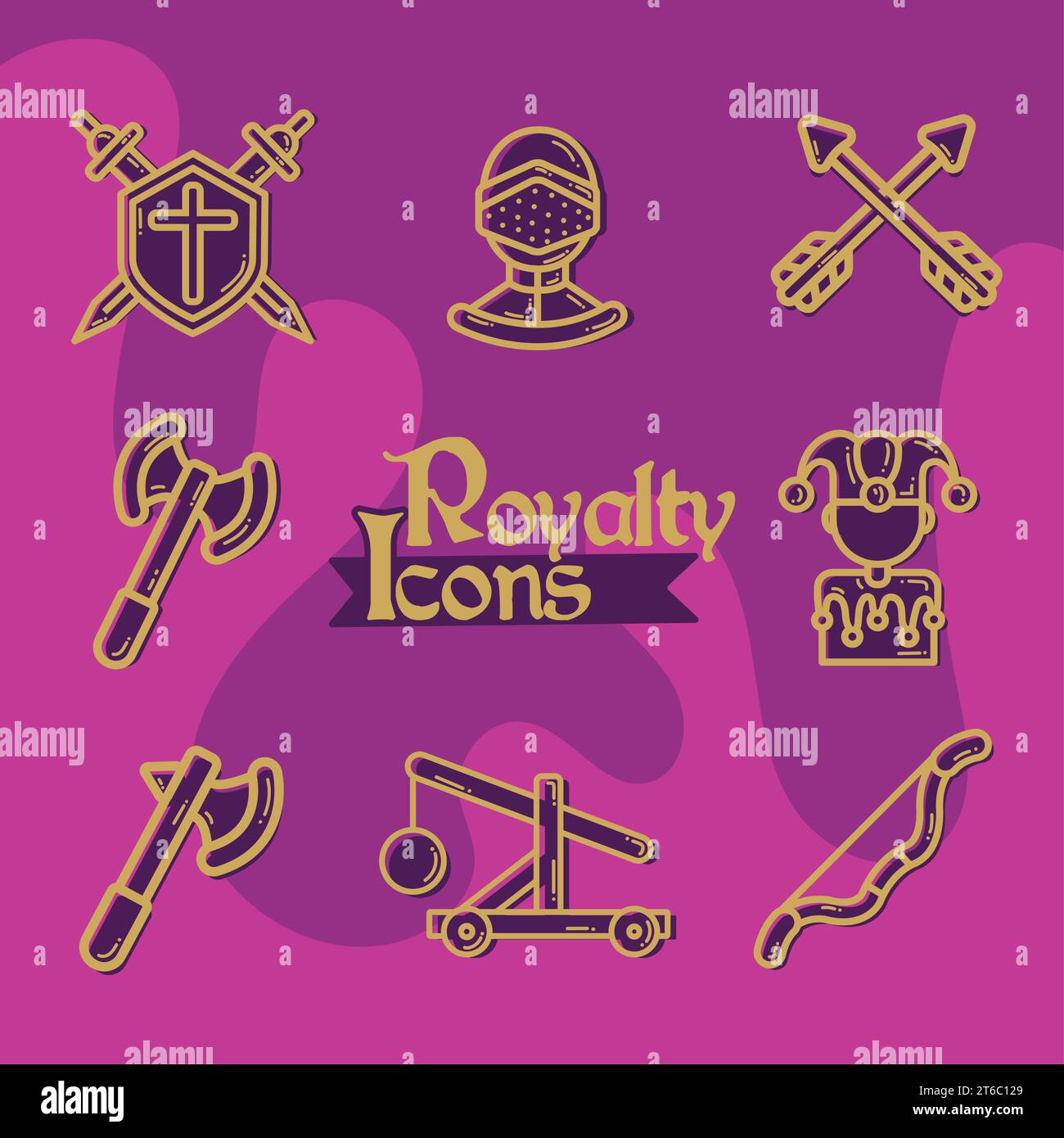 Royal Background Royalty Free Vector Image Vectorstock Royal shield of ...