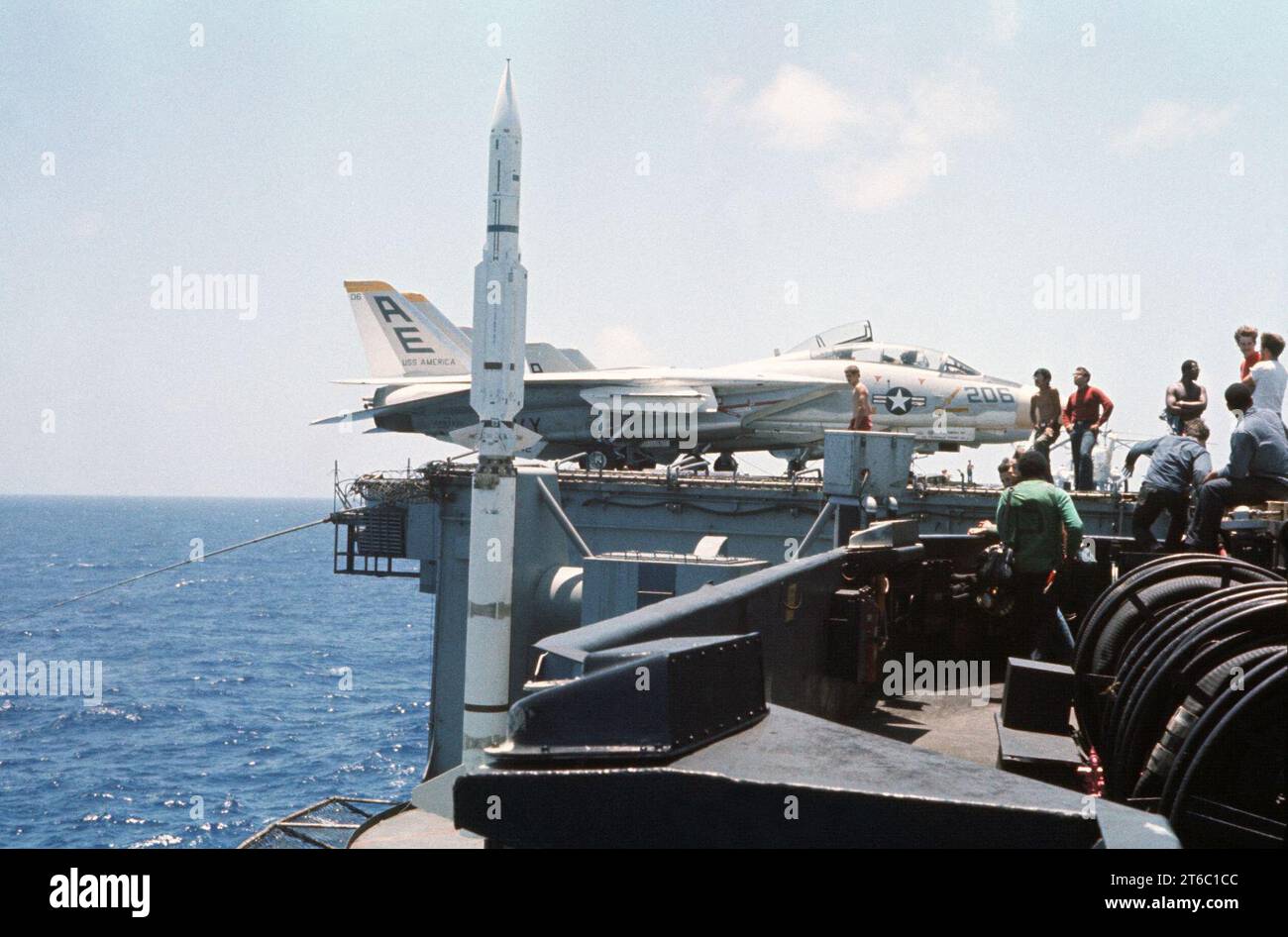 USS America with standard missile Stock Photo - Alamy
