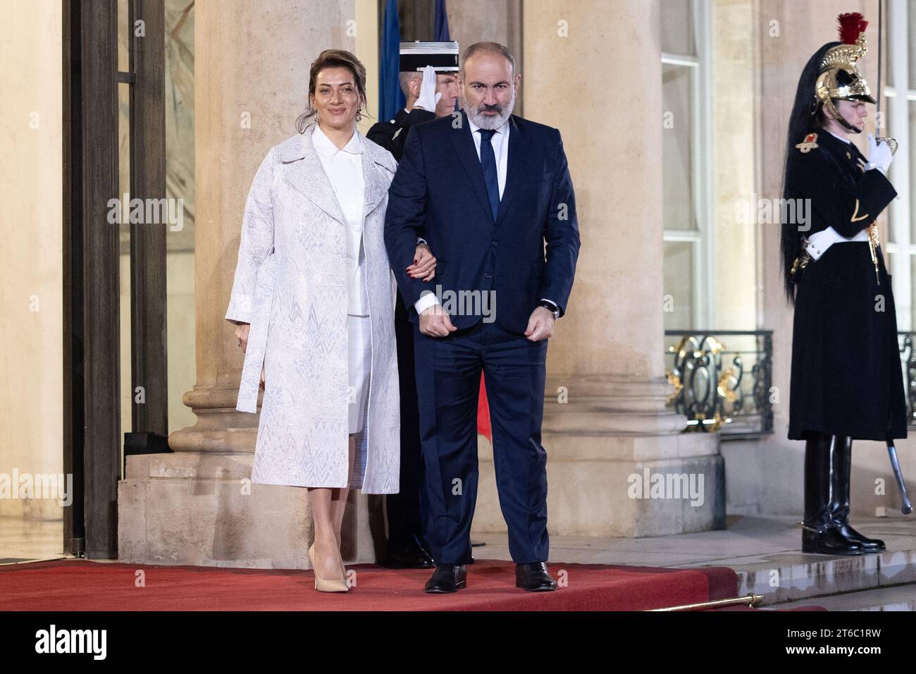 Elysee Palace in Paris on November 9, 2023. Armenia Prime Minister ...