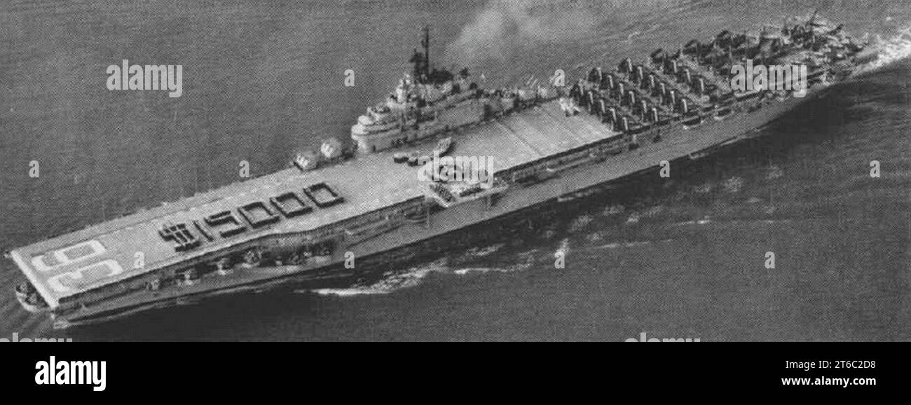 USS Antietam (CV-36) returns from Korea, in March 1952 Stock Photo - Alamy