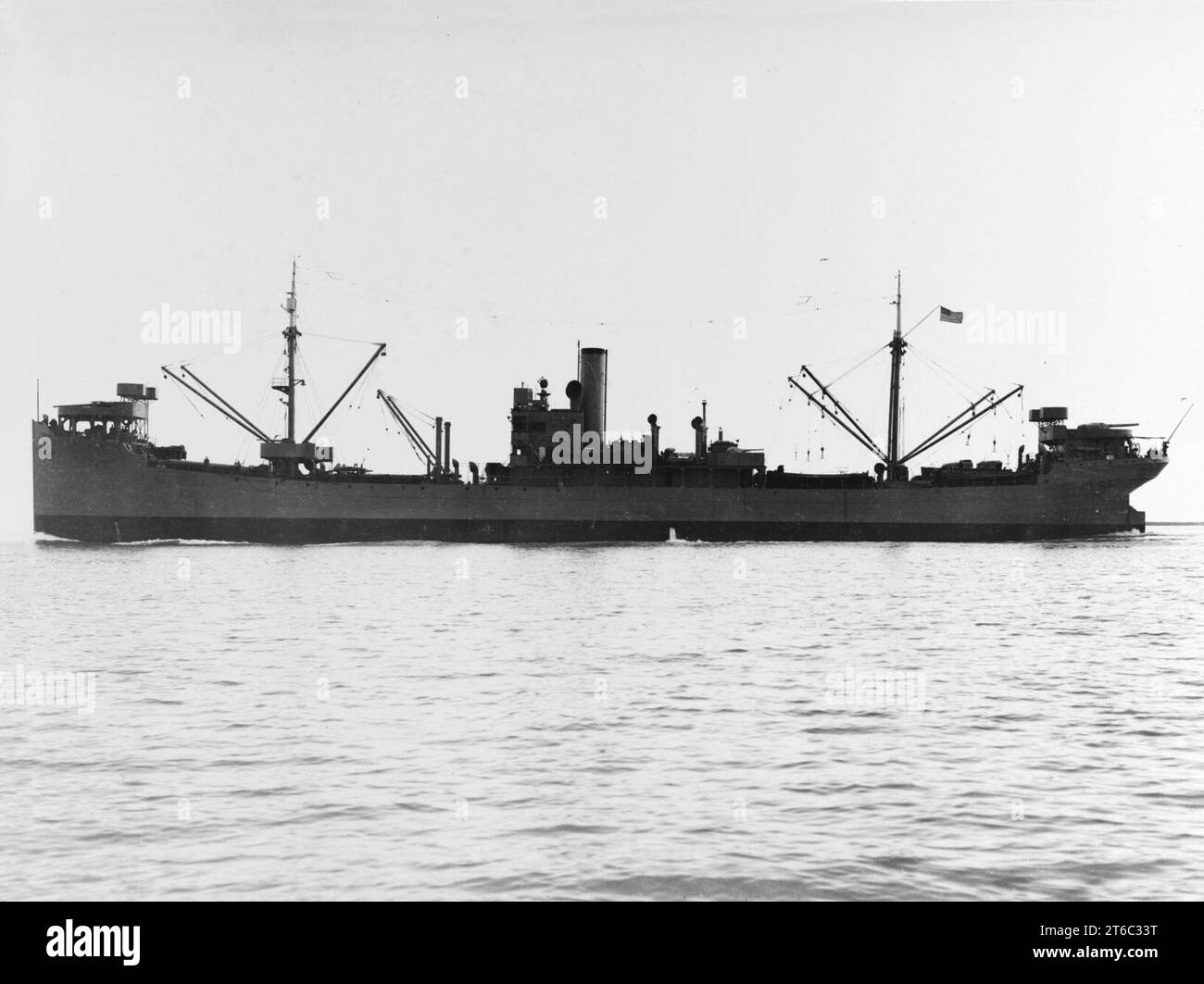 USS Arctic (AF-7) underway off the Mare Island Naval Shipyard on 29 ...