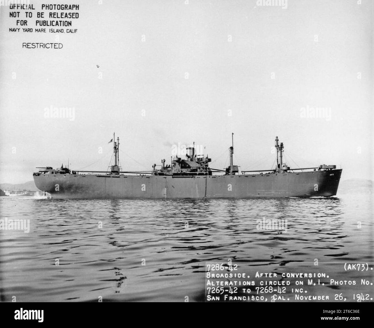 USS Arided (AK-73 Stock Photo - Alamy