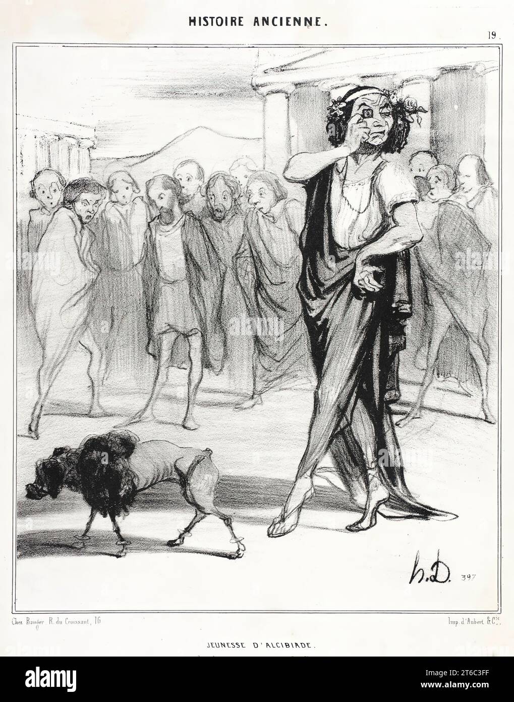 Dandy man france daumier hi-res stock photography and images - Alamy