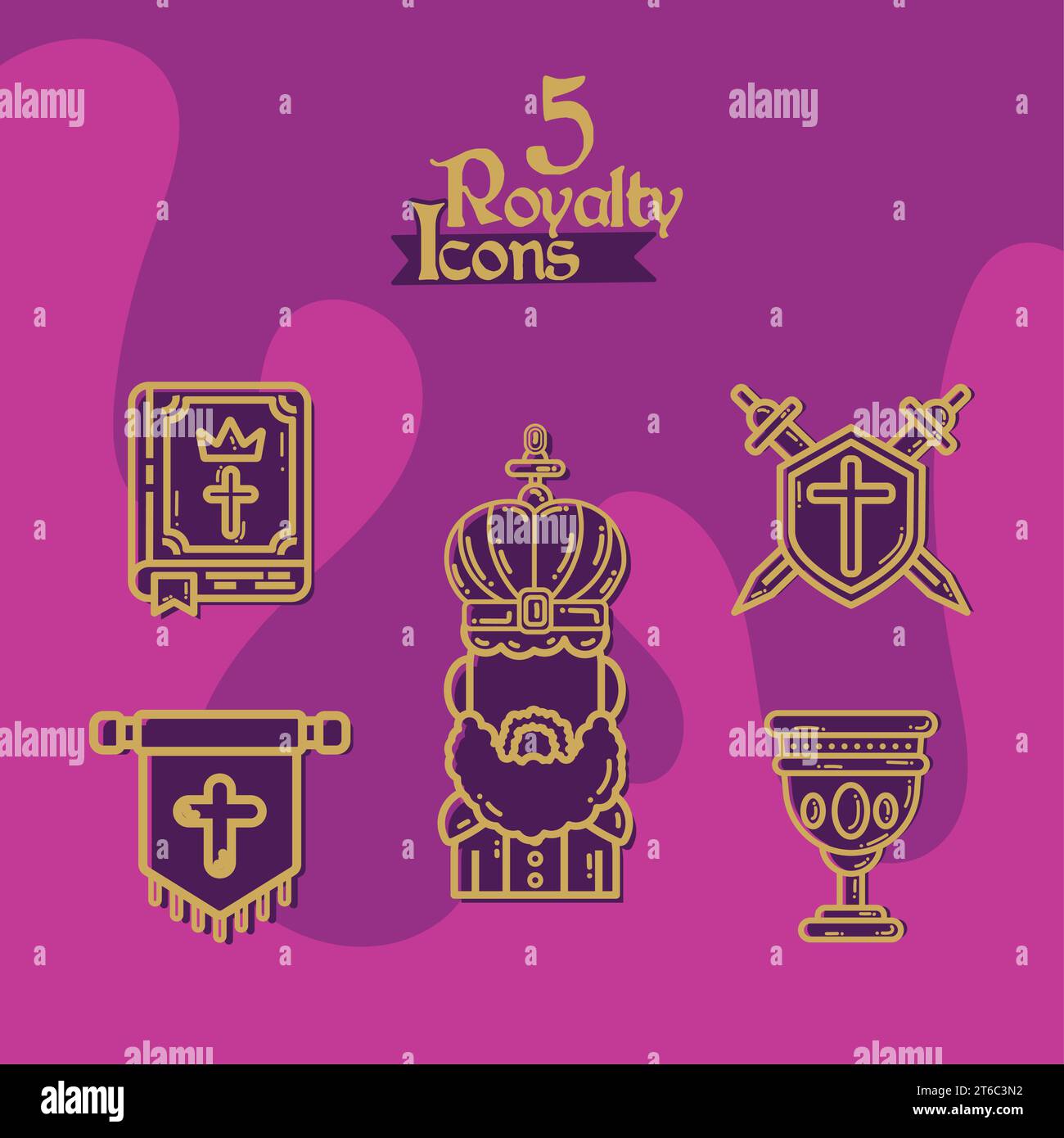 Royal Background Royalty Free Vector Image Vectorstock Royal shield of ...