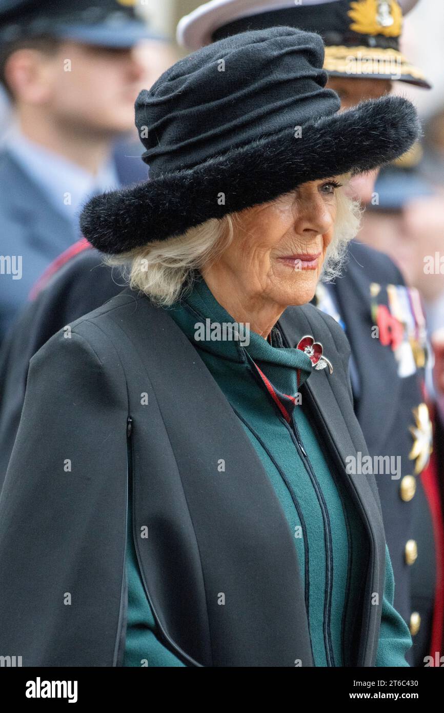 09 November 2023. London, UK. Queen Camilla attends the Field of ...