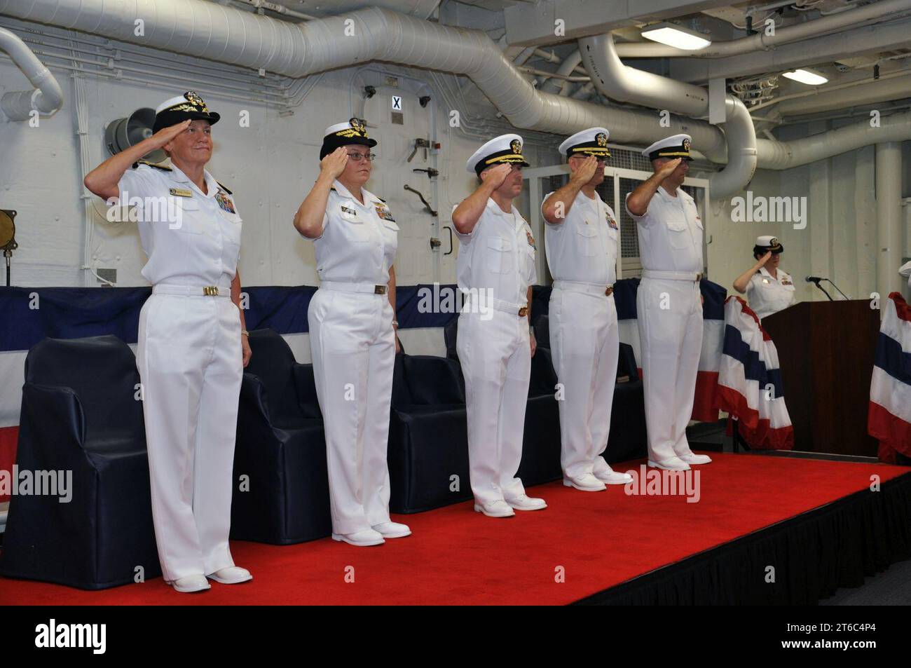 Ceremony change command uss hi-res stock photography and images - Alamy