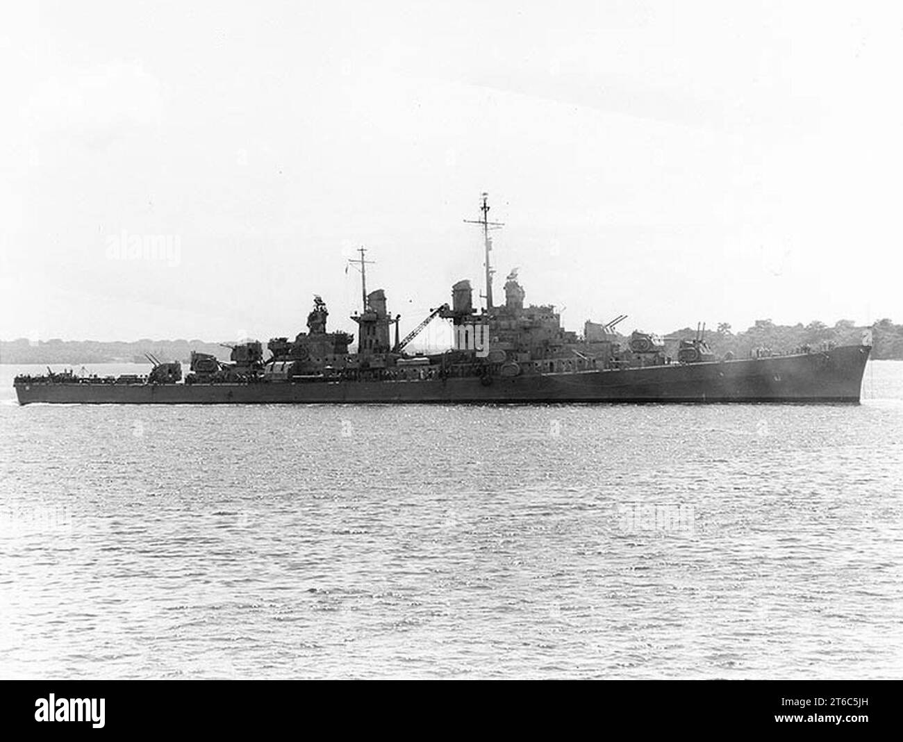 USS Atlanta (CL-51) broadside view 1942 Stock Photo - Alamy