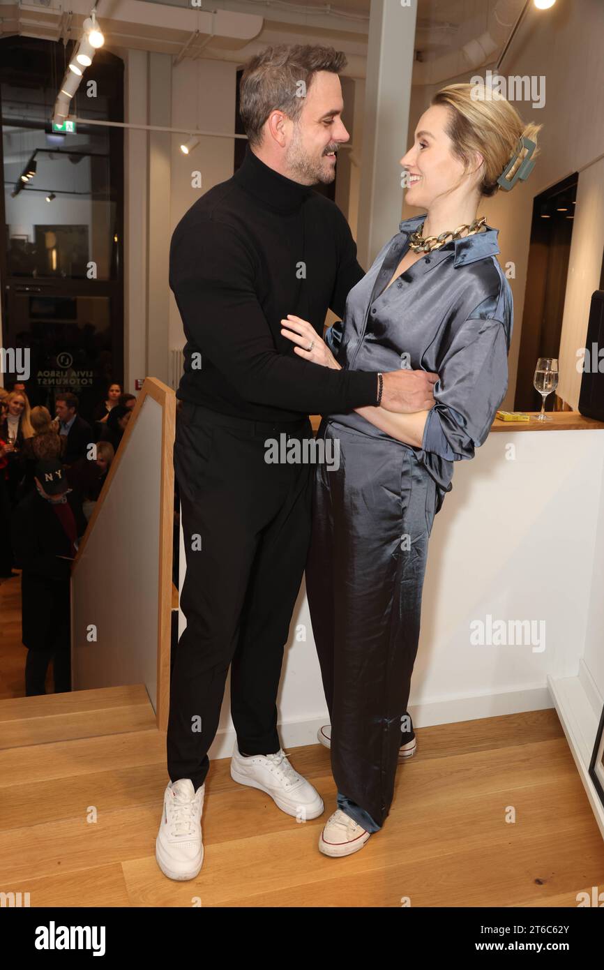 Marc Barthel und Anna Hofbauer, Vernissage von Luca Labbadia in der ...