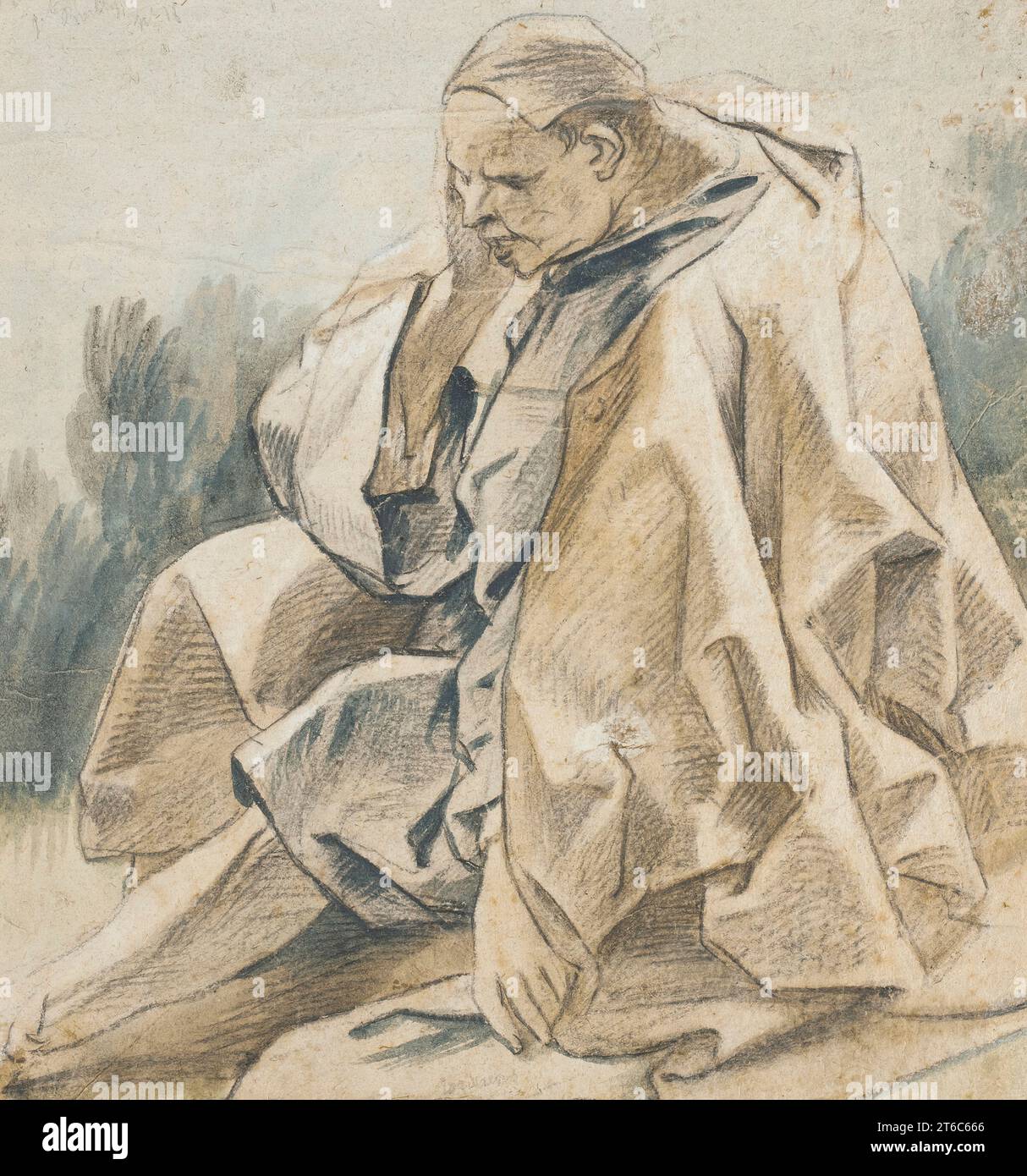 Drapery sketch hi-res stock photography and images - Alamy