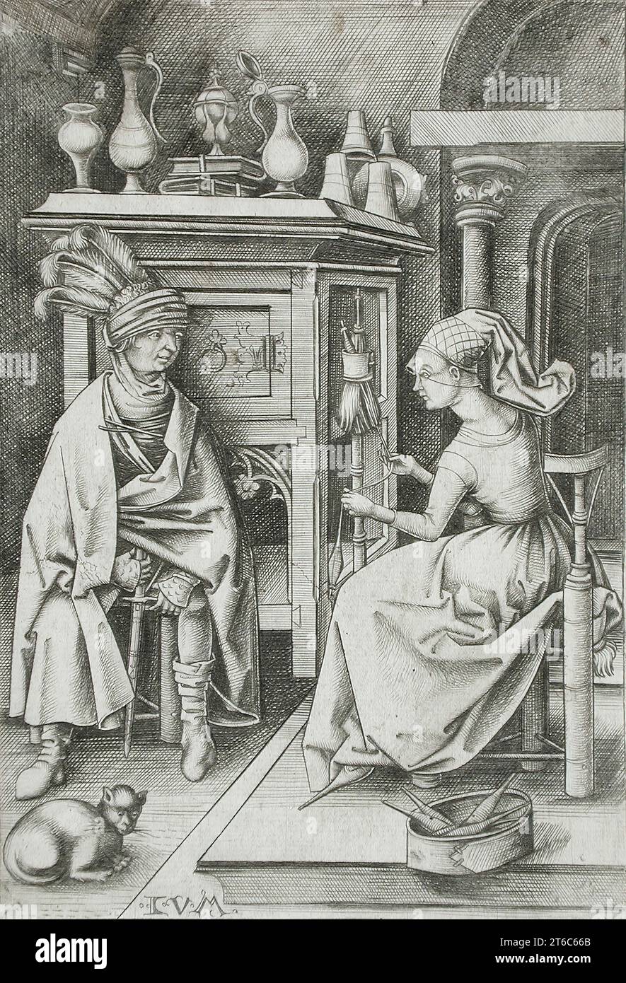 Domestic life 16th century hi-res stock photography and images - Alamy