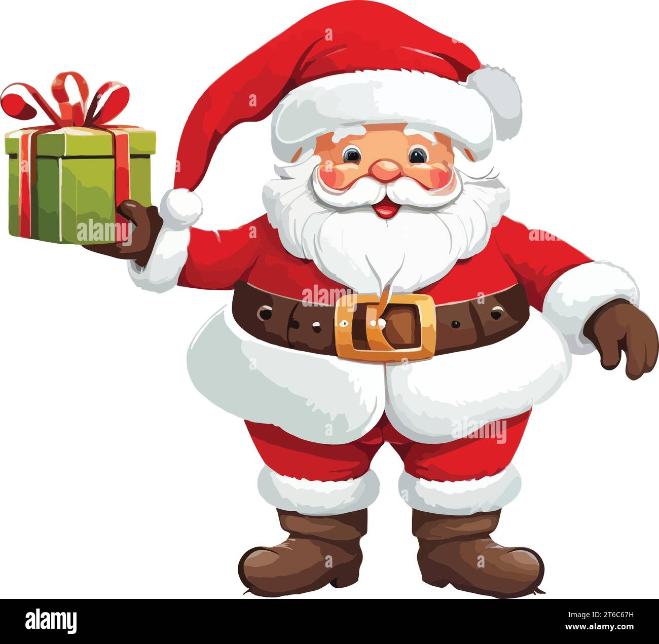 Christmas Santa Claus Vector Illustration Stock Vector Image & Art - Alamy