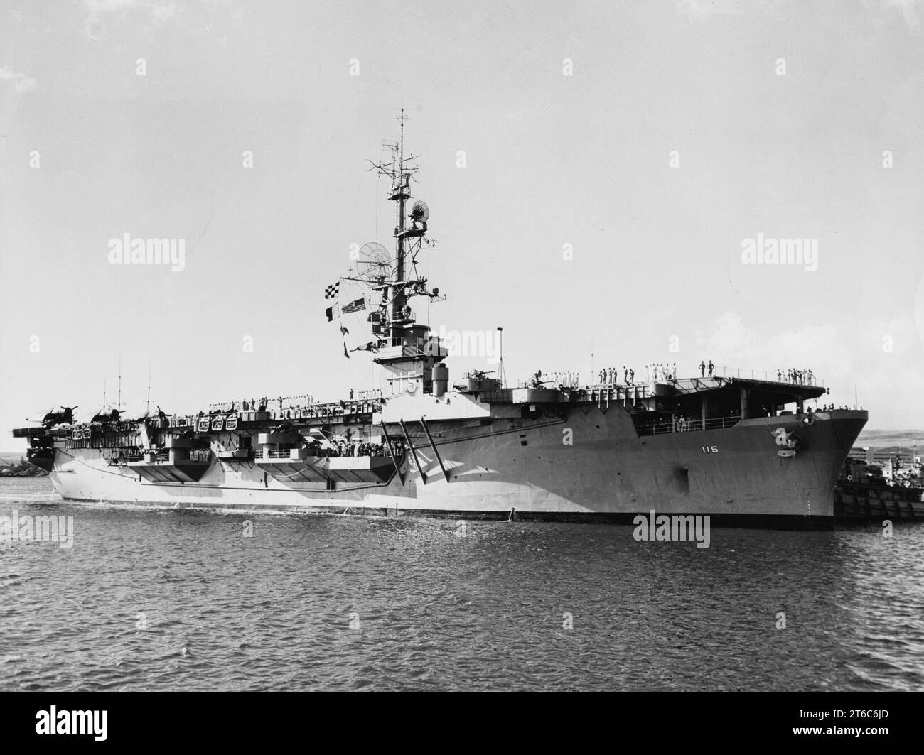 USS Bairoko (CVE-115) at Pearl Harbor on 28 July 1949 Stock Photo - Alamy