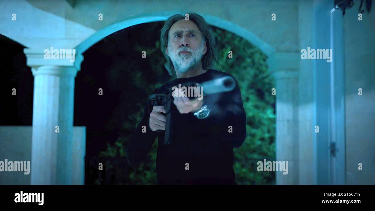 THE RETIREMENT PLAN, Nicolas Cage, 2023. © Falling Down Pictures ...