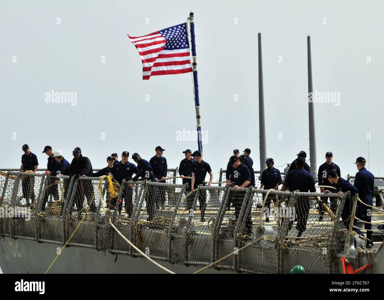 USS Barry arrives in Souda Bay. (8551807599 Stock Photo - Alamy