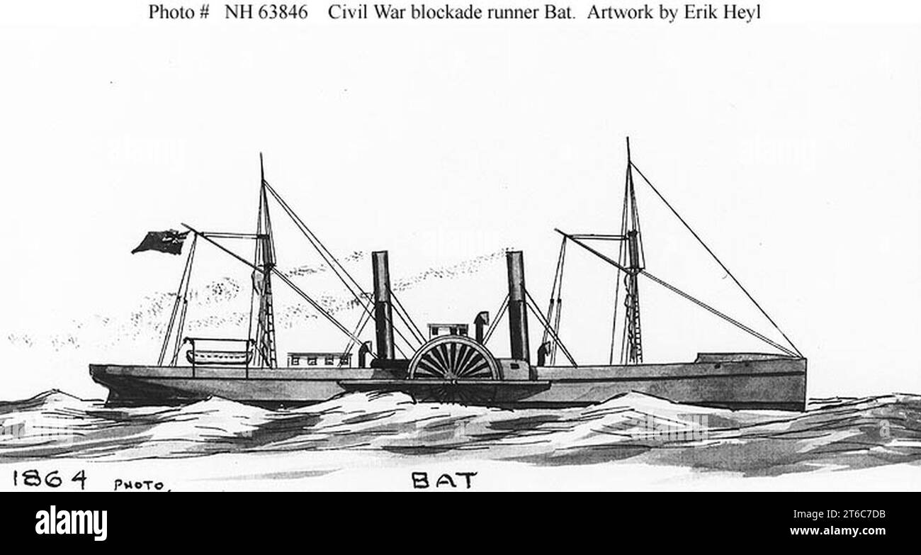 Uss Bat 1864 Stock Photo - Alamy