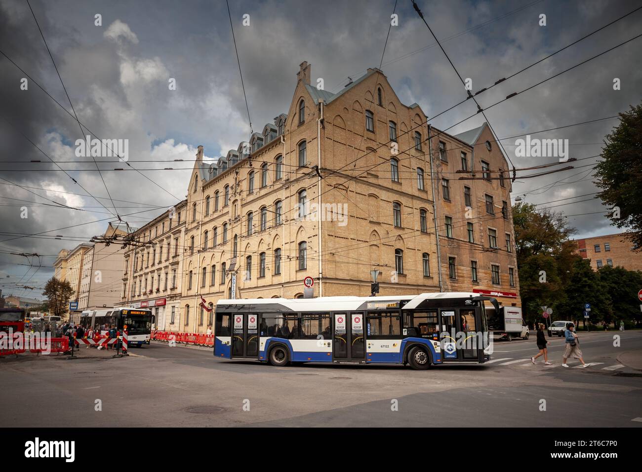 Riga bus system hi-res stock photography and images - Alamy
