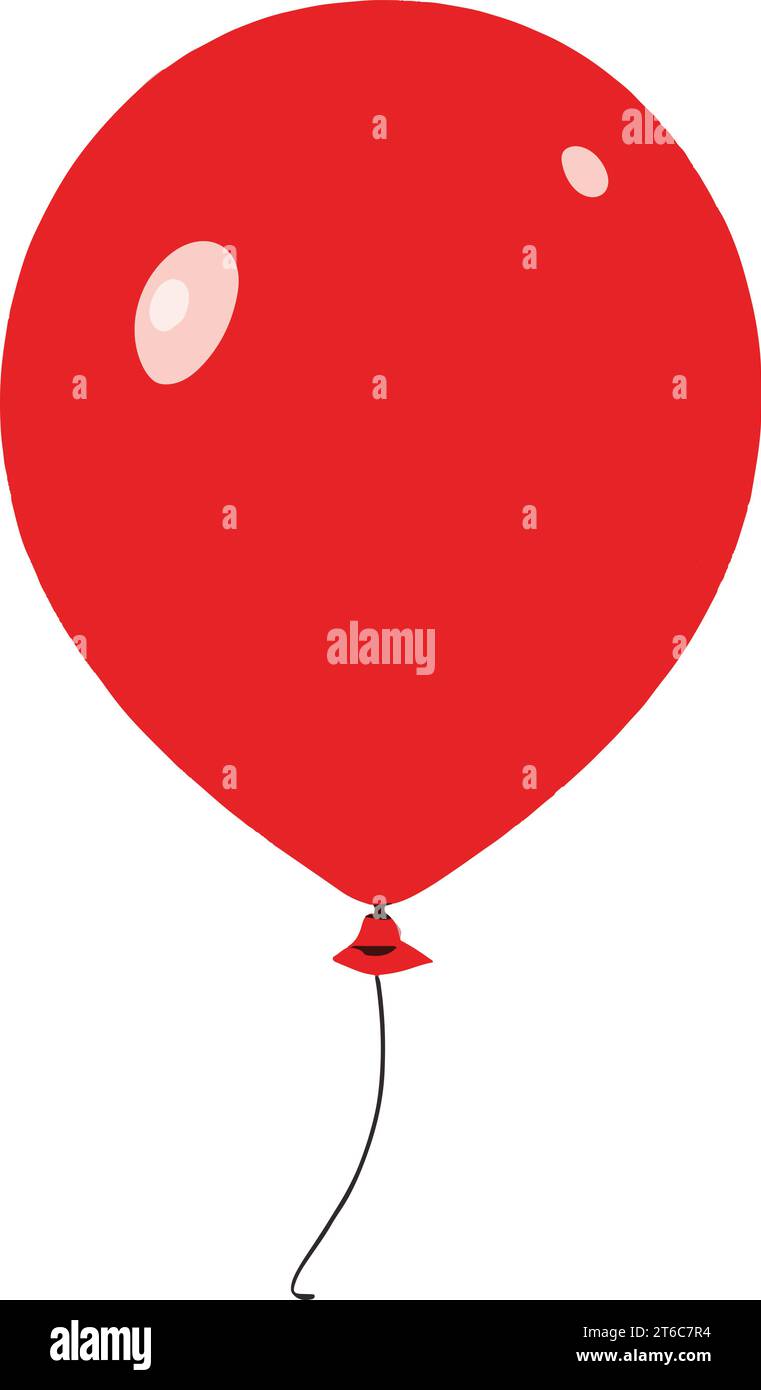 Red Balloon Illustration Vector Format Stock Vector Image & Art - Alamy