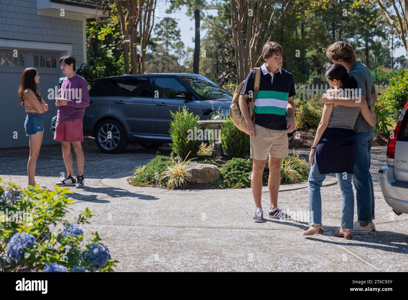 THE SUMMER I TURNED PRETTY, from left: Lola Tung, Sean Kaufman, Christopher Briney, Jackie Chung ...