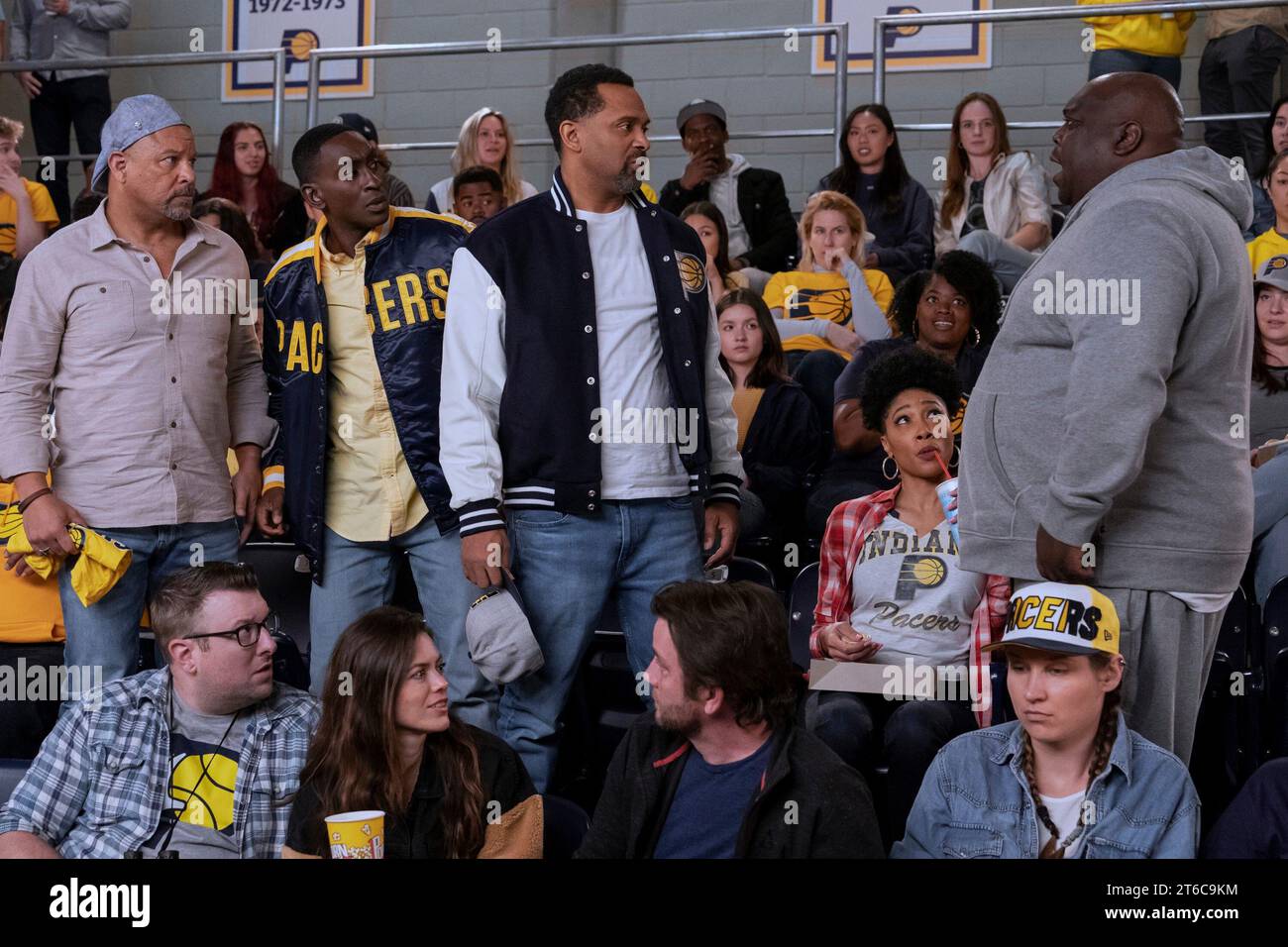 THE UPSHAWS, standing from left: Chris Williams, Mike Estime, Mike Epps ...