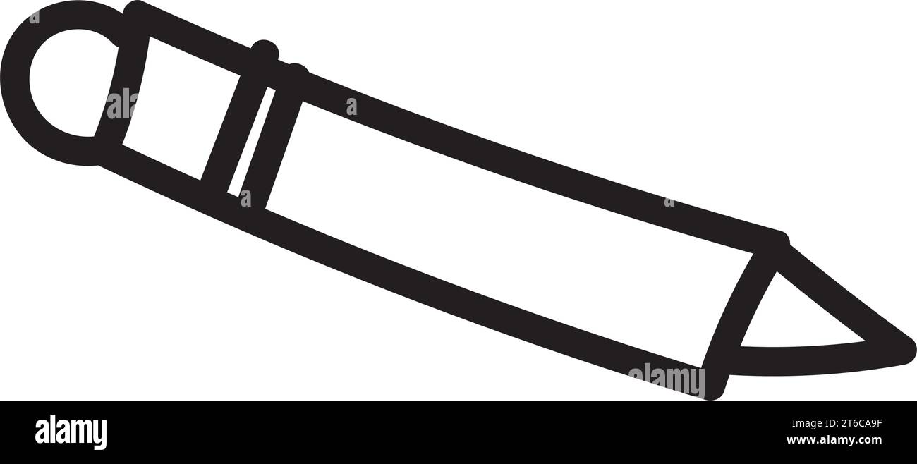 Isolated pen icon sketch icon Vector Stock Vector Image & Art - Alamy