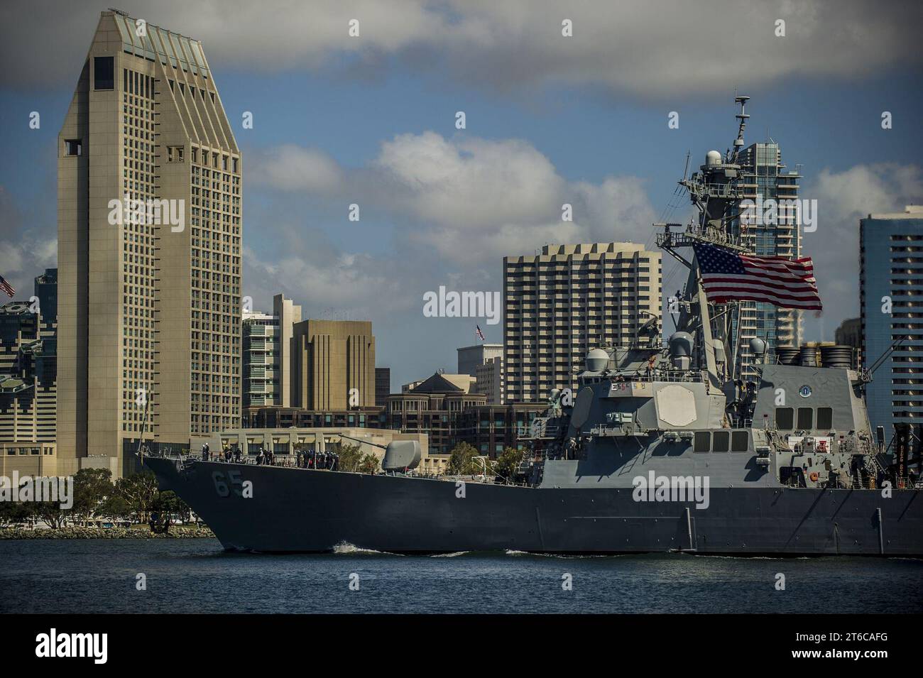 USS Benfold departs Naval Base San Diego bound for Yokosuka, Japan ...