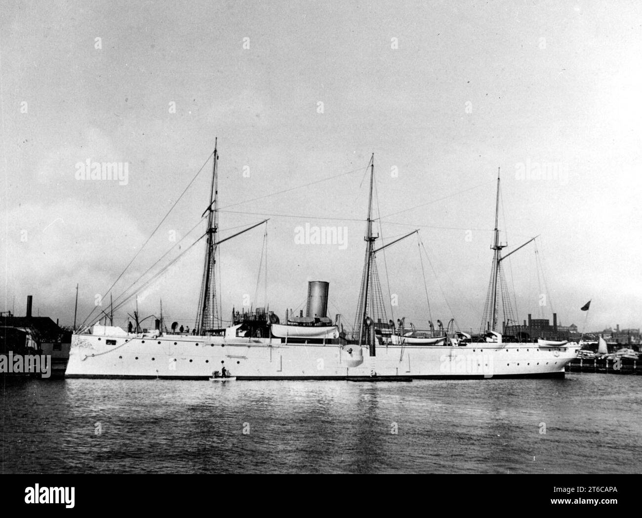 USS Bennington (PG-4), circa in 1891 Stock Photo - Alamy