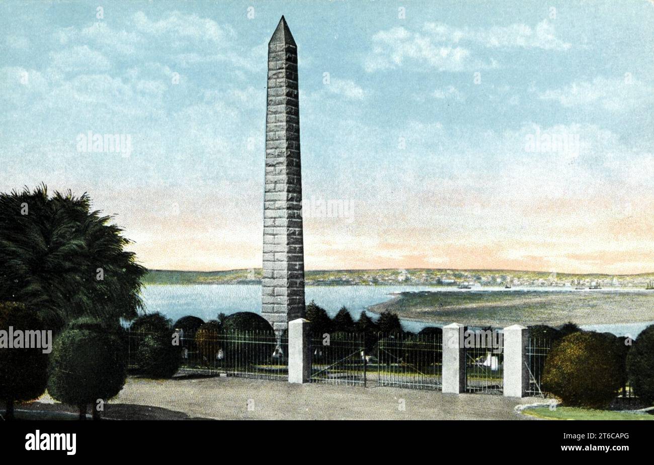 USS Bennington Monument at Fort Rosecrans, California (USA), circa in ...