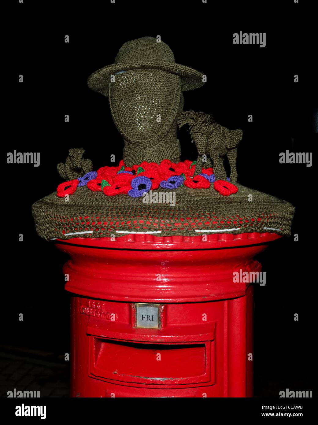 Post Box, Morriston Road, Elgin, Moray, UK. 9th Nov, 2023. This is a ...