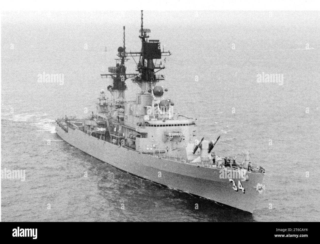 USS Biddle (DLG-34) underway at sea Stock Photo - Alamy