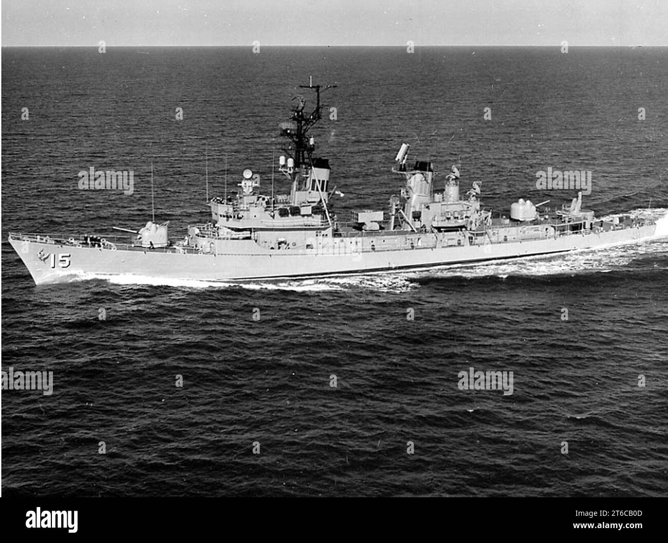 USS Berkeley (DDG-15) underway in early 1960s Stock Photo - Alamy