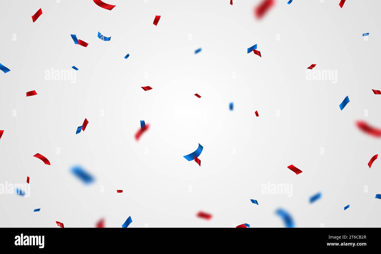 Red white and blue streamers Stock Vector Images - Alamy