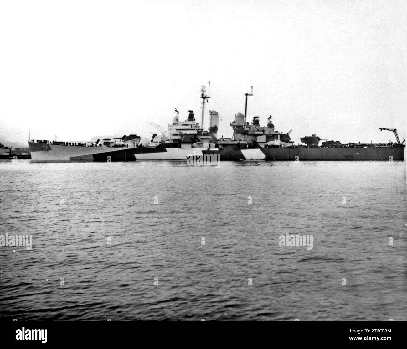USS Birmingham (CL-62) off the Mare Island Naval Shipyard, 7 February 1944 Stock Photo - Alamy