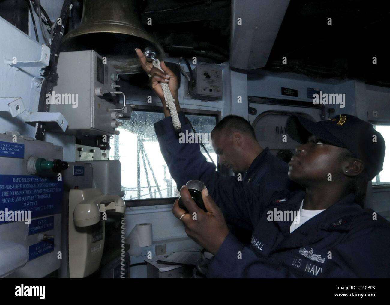 USS Blue Ridge action Stock Photo - Alamy