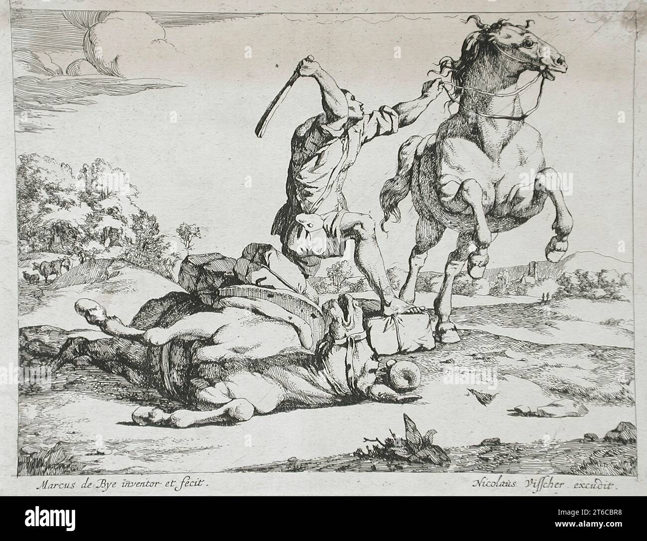 The Muleteer, 17th century Stock Photo - Alamy