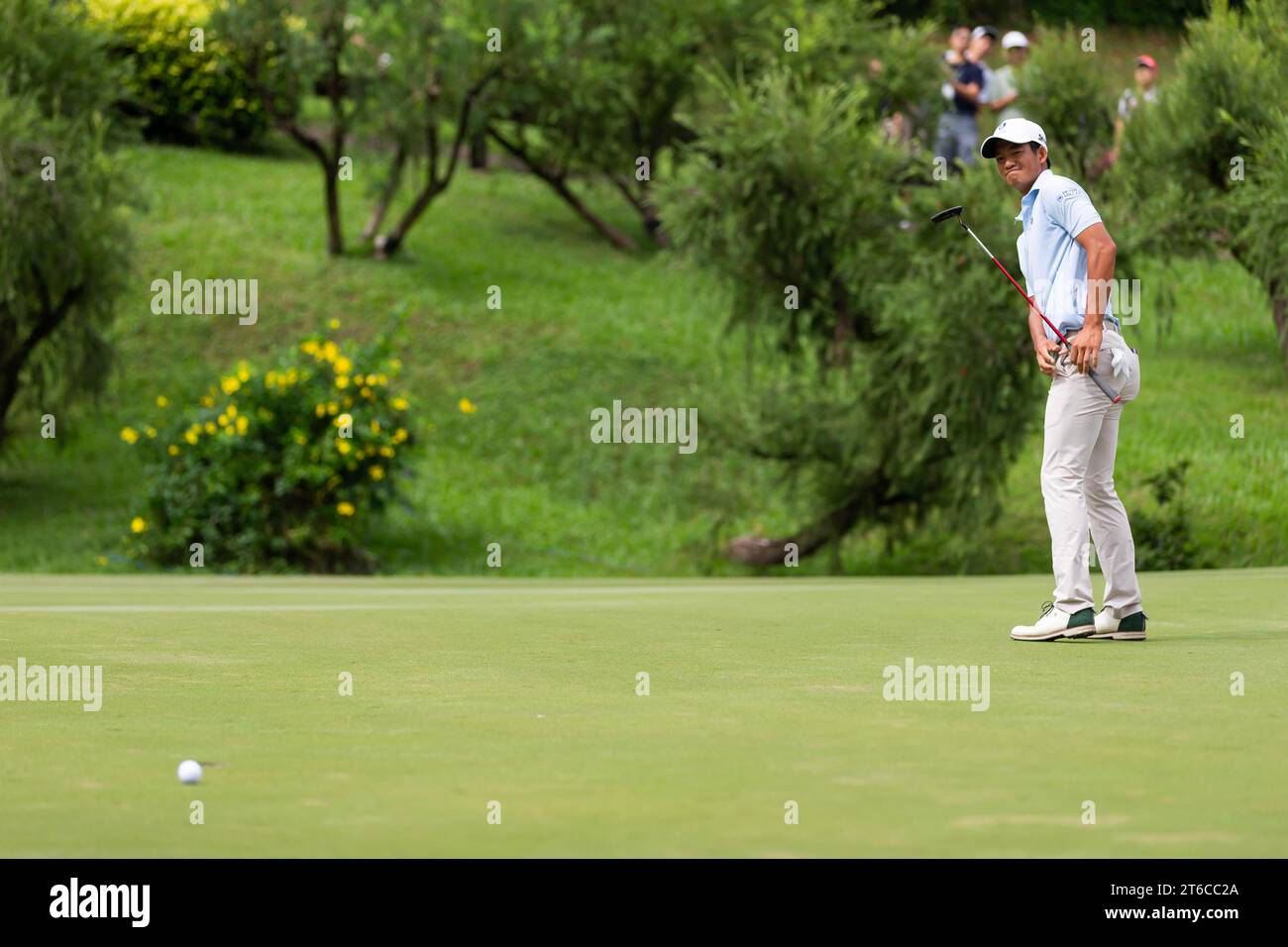 Hong Kong, China. 09th Nov, 2023. Taichi Kho of Hong Kong plays during ...
