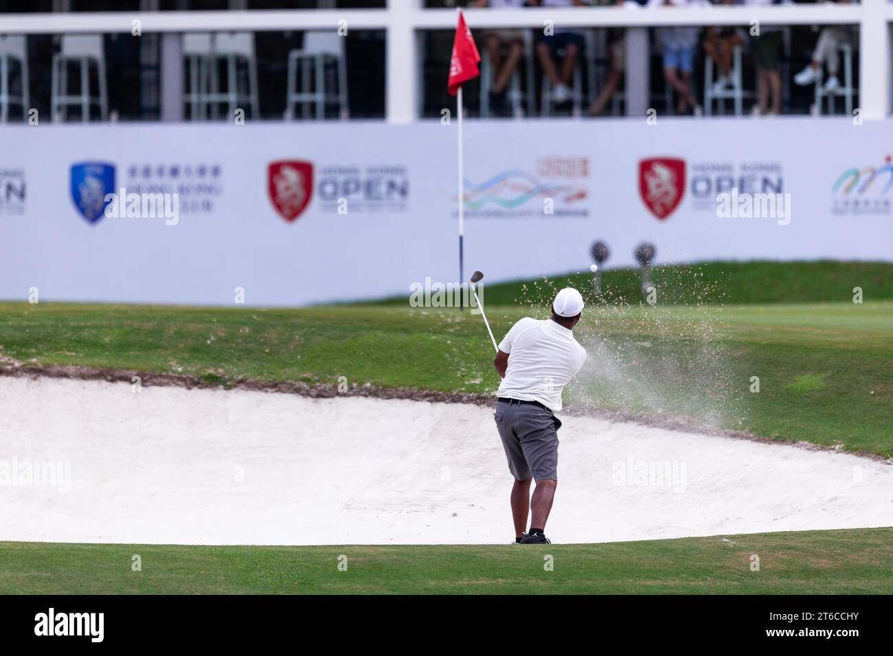 Hong Kong, China. 09th Nov, 2023. Harold Varner III of USA plays during ...