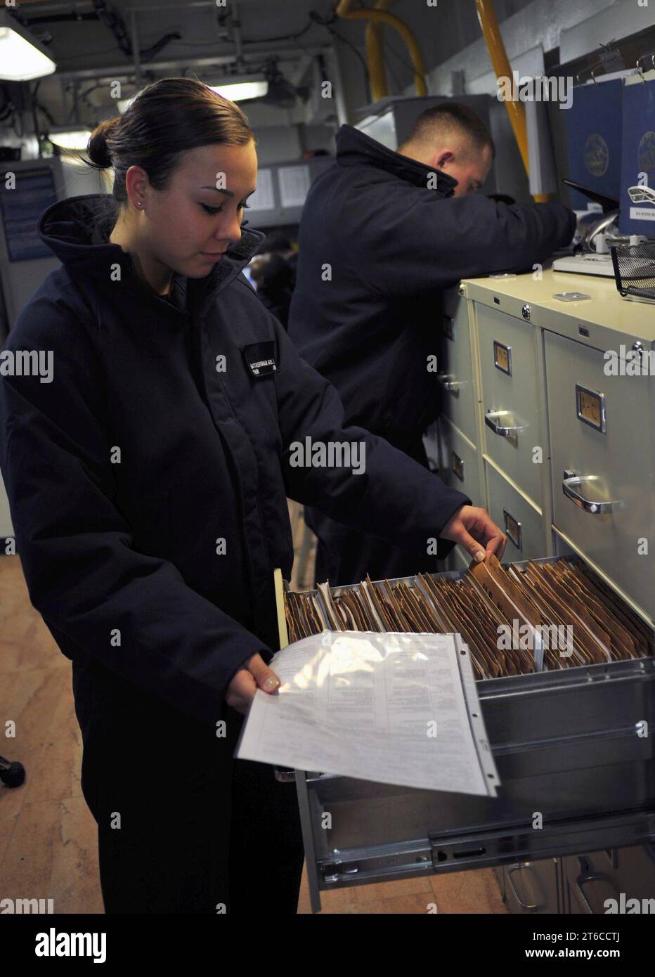USS Blue Ridge operations 150217 Stock Photo - Alamy