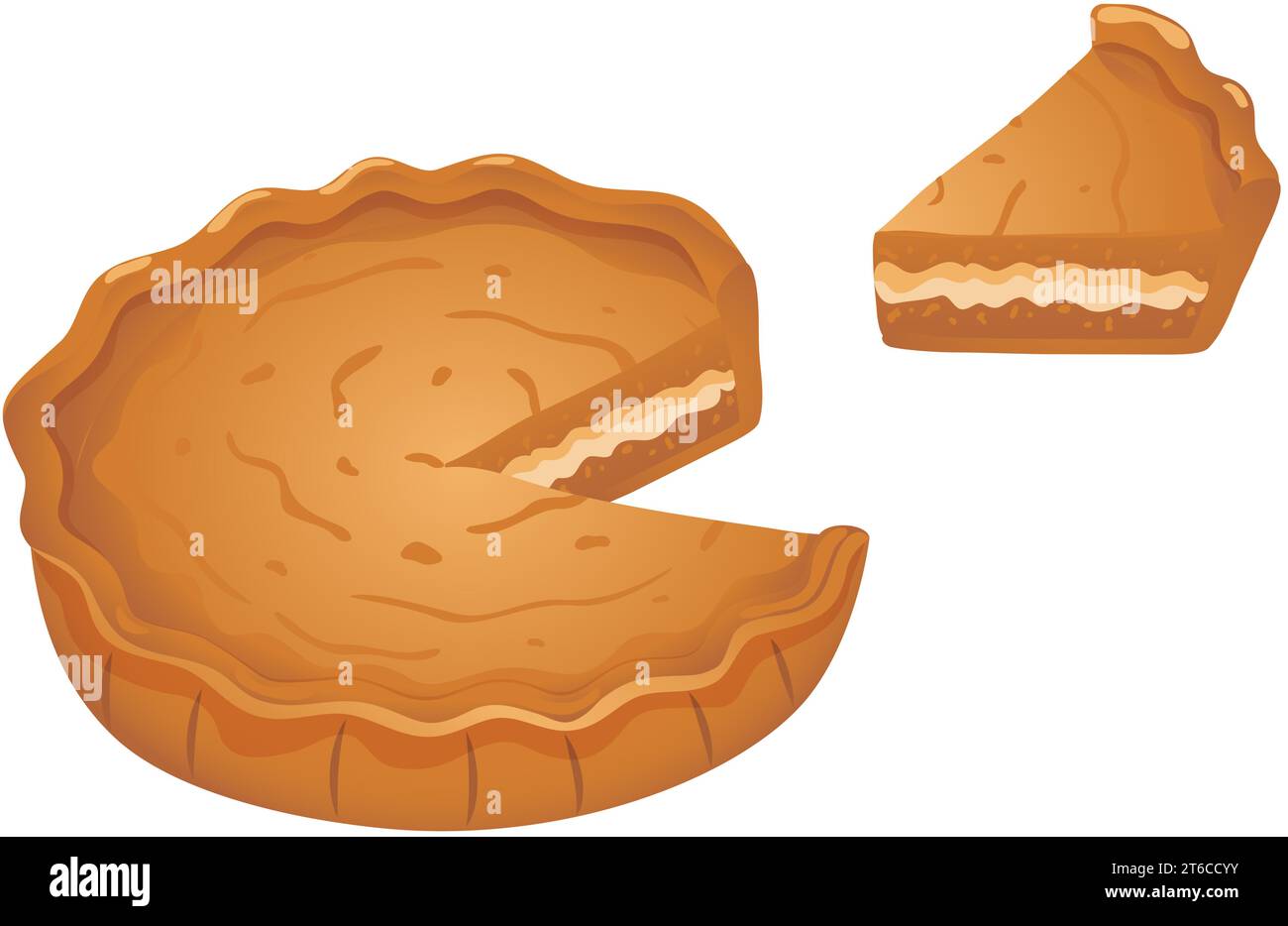 Pie crust design Stock Vector Images - Alamy