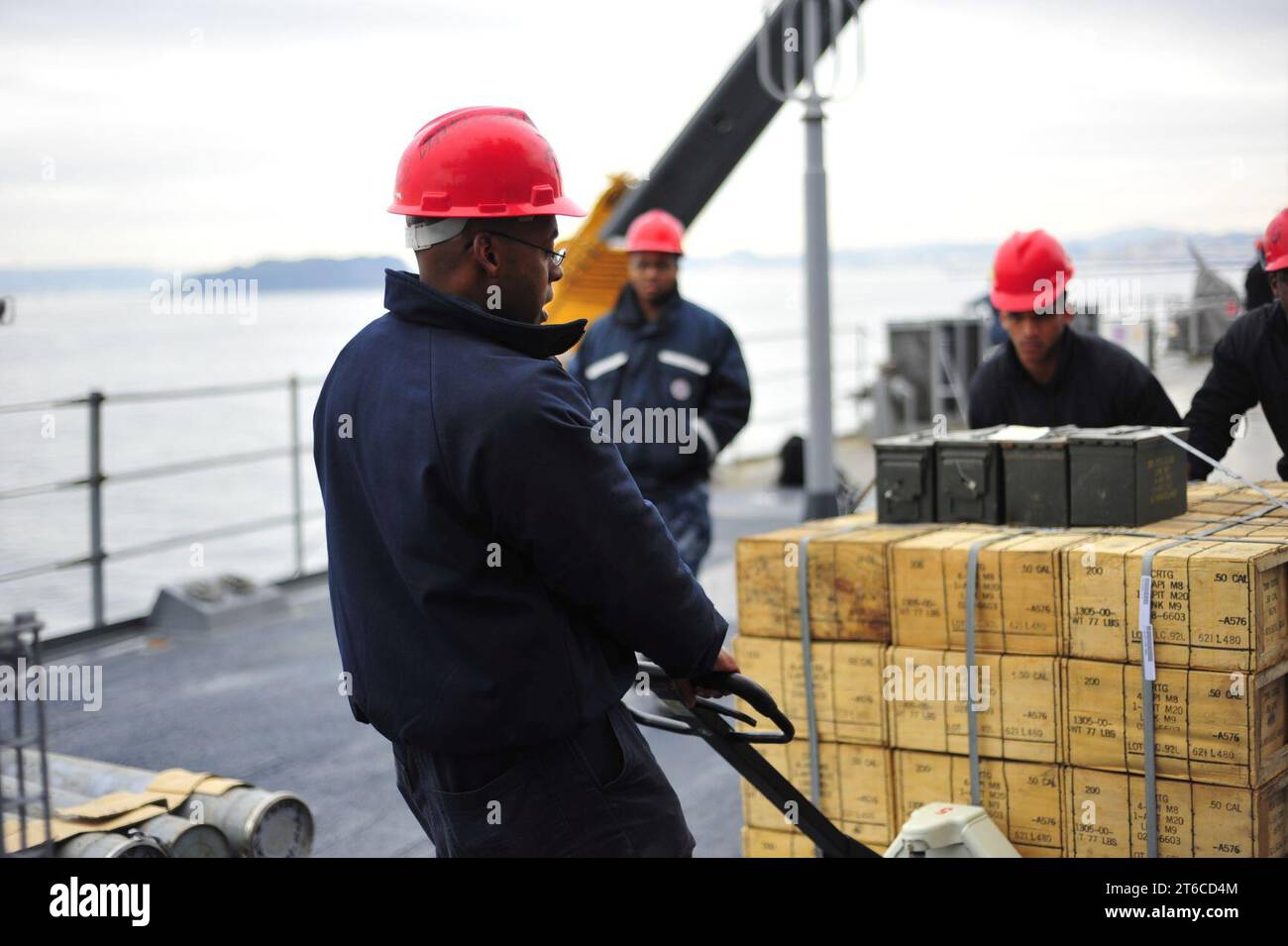 USS Blue Ridge operations 150304 Stock Photo - Alamy