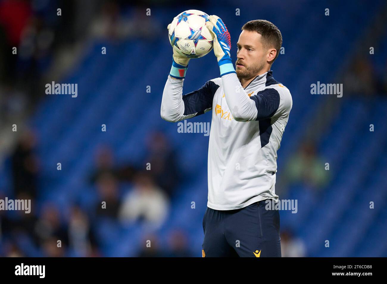 San Sebastian, Spain. 08th Nov, 2023. Alejandro Remiro of Real Sociedad ...