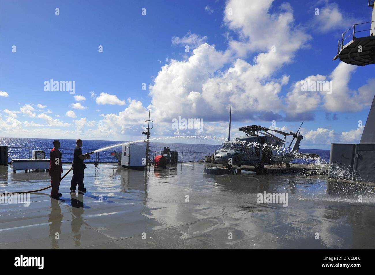 USS Blue Ridge operations 150620 Stock Photo - Alamy