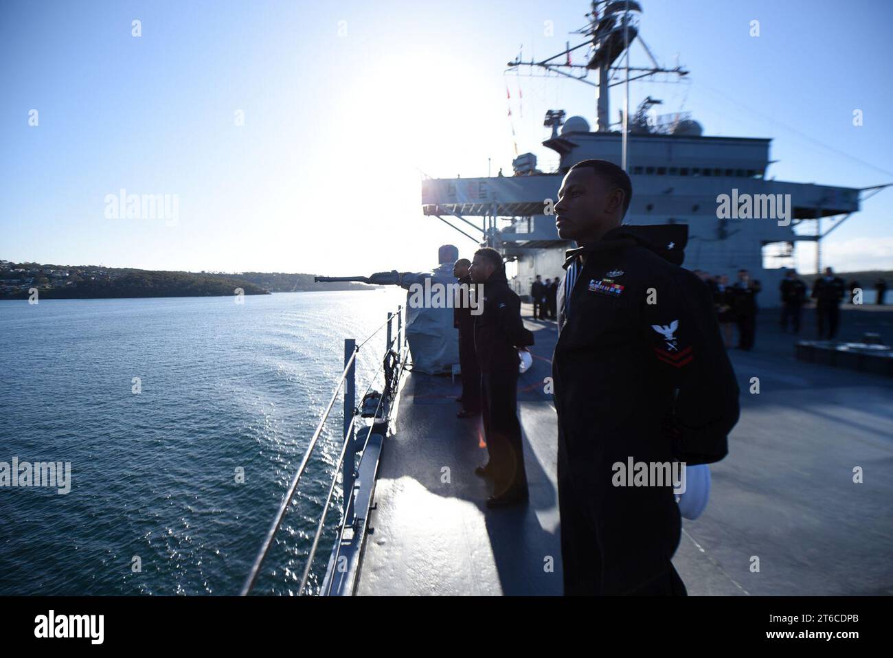 USS Blue Ridge operations 150703 Stock Photo - Alamy