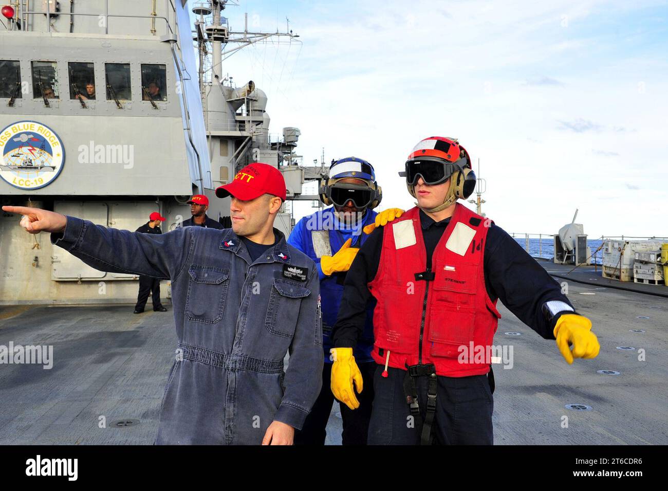 USS Blue Ridge operations 150702 Stock Photo - Alamy