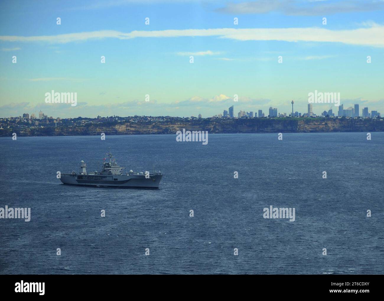 USS Blue Ridge operations 150713 Stock Photo - Alamy